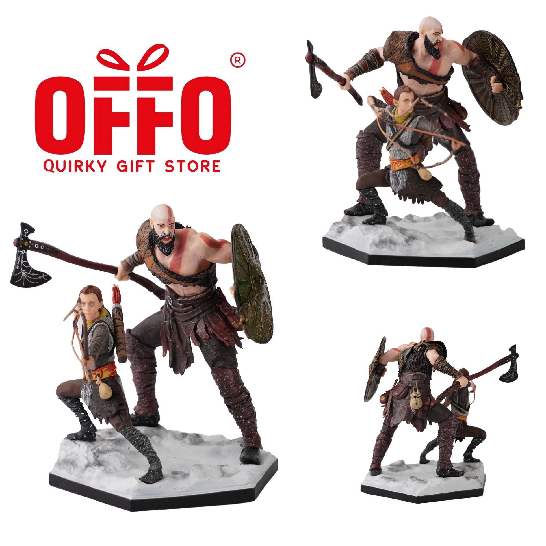 God Of War Kratos And Atreus Action Figure – Wholesy.CO