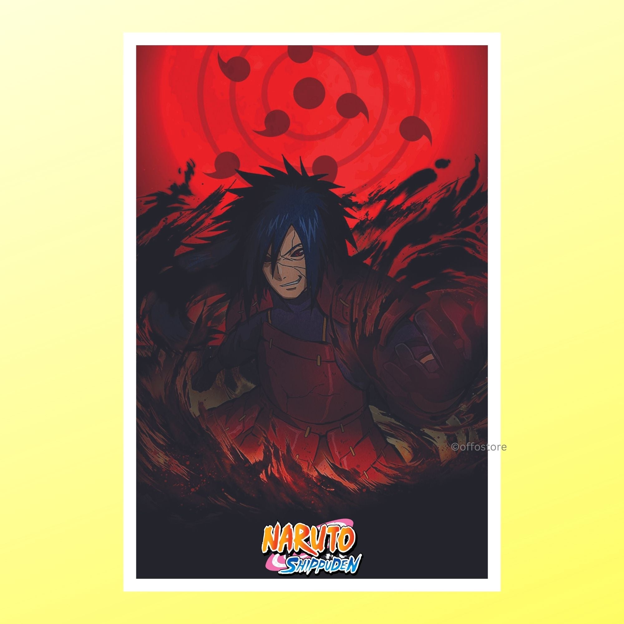 Naruto Anime Madara Uchiha Wall Poster – Wholesy.CO
